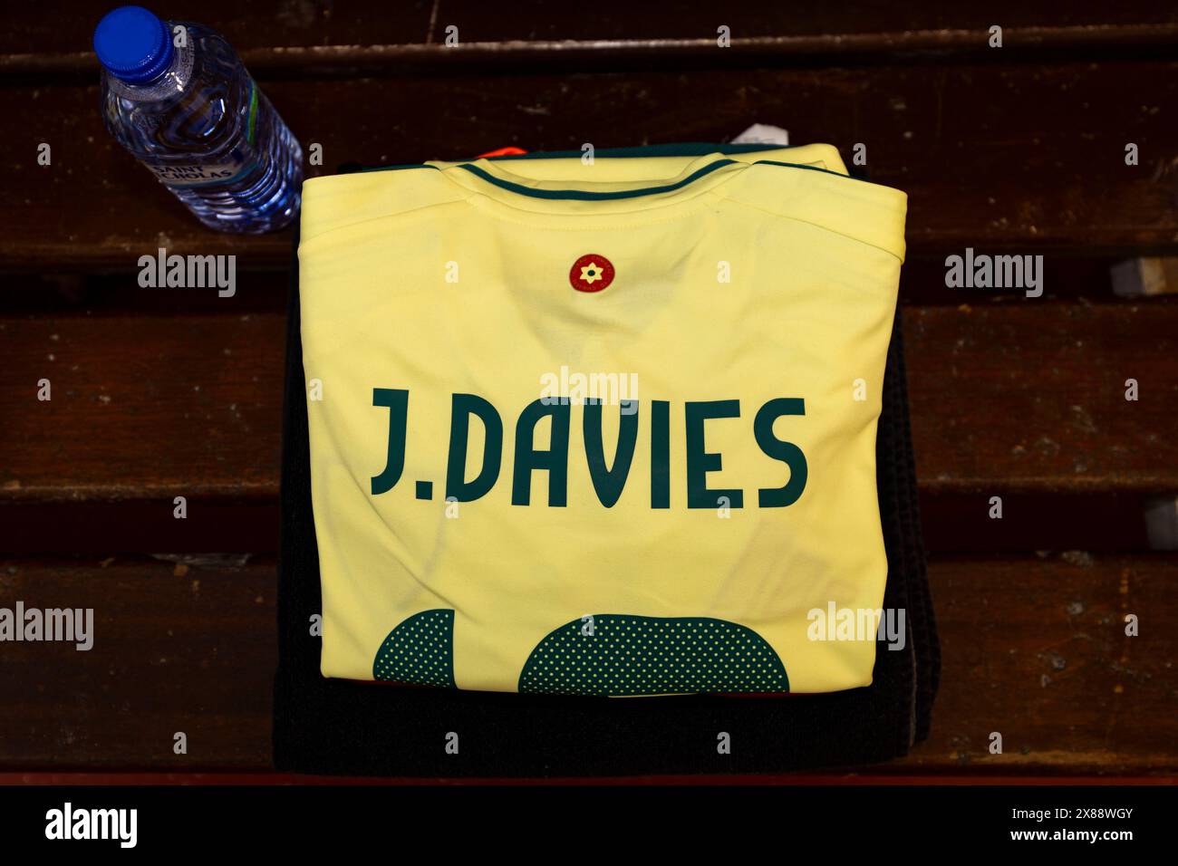 LARNACA, CYPRUS - 23RD MAY 2024: Jake Davies shirt. Cymru u17 v Austria ...