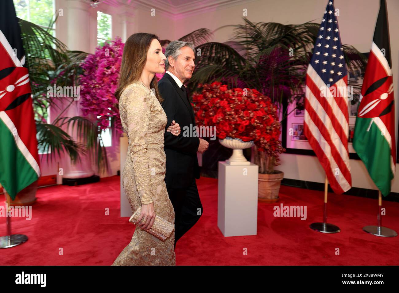Evan Ryan, White House cabinet secretary, left, and Antony Blinken, US ...