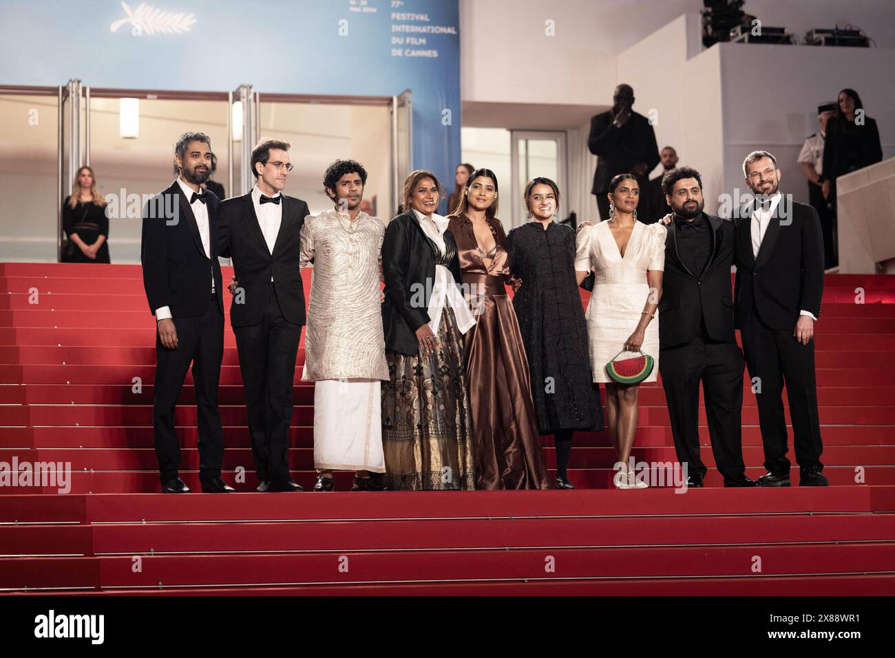 Cannes, France. 23rd May, 2024. Ranabir Das, Julien Graff, Hridhu ...