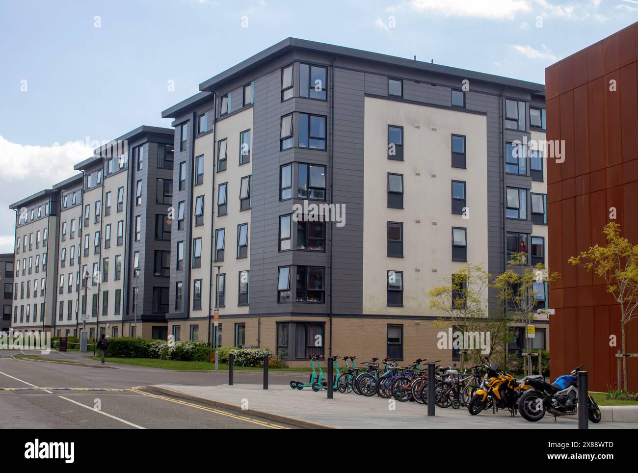 23 April 2024 A small section of Bristol University Frenchay campus ...
