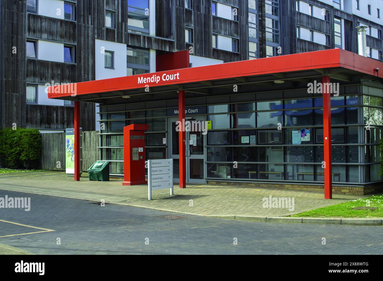 23 April 2024 A small section of Bristol University Frenchay campus ...