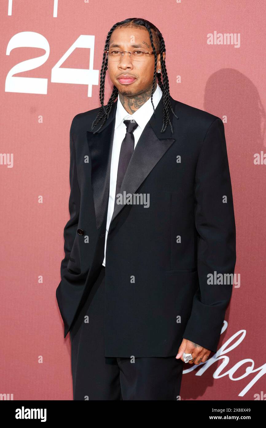 Tyga attends the amfAR Cannes Gala 2024 during the 77th Annual Cannes ...