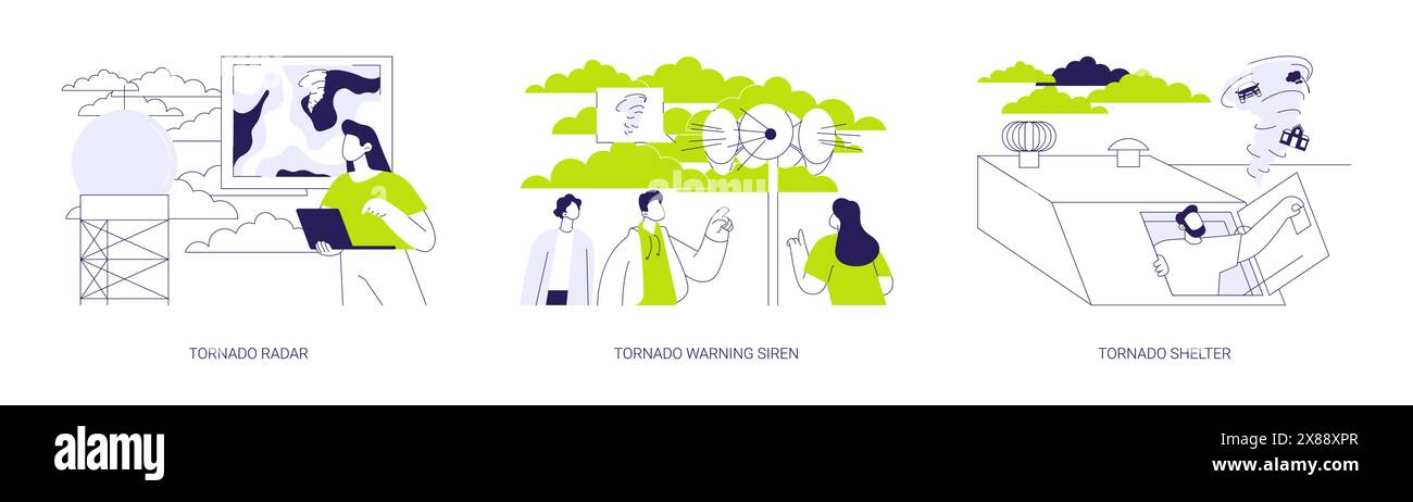 Tornado abstract concept vector illustrations Stock Vector Image & Art ...