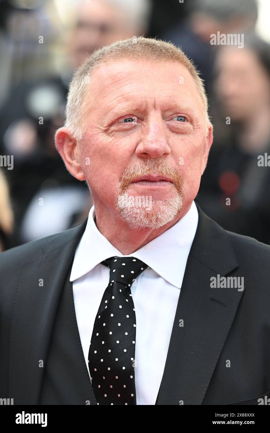 Cannes, France. 23rd May, 2024. Boris Becker attends the screening of ...