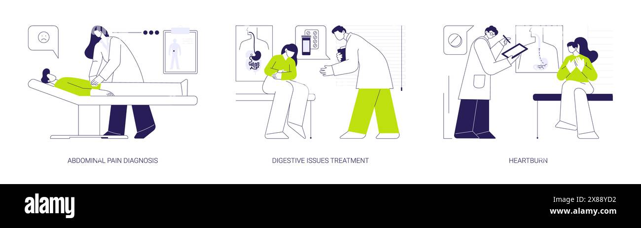 Stomach icon gastroenterology clinic Stock Vector Images - Alamy