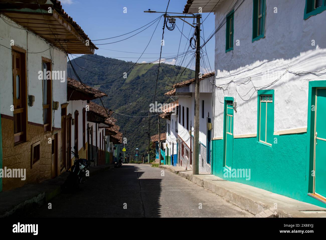 Beautiful streets at the historical downtown of the heritage town of ...