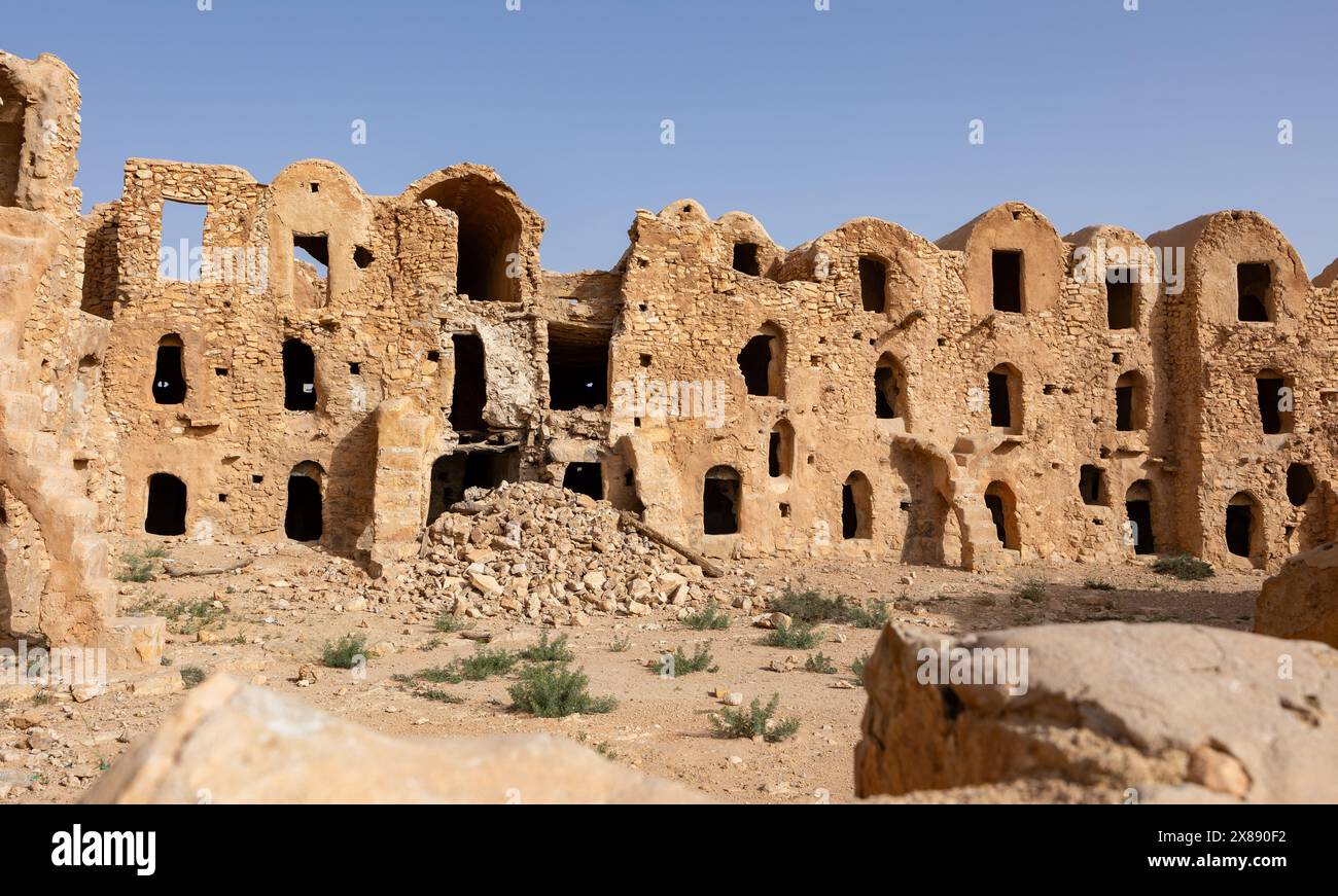 ksar Mgabla - traditional fortified granary created by the Berbers in ...
