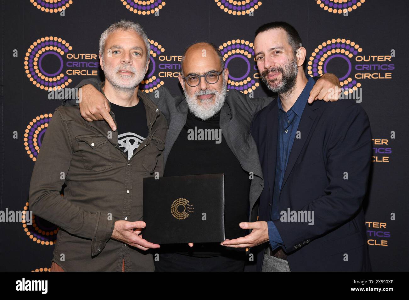 New York, USA. 23rd May, 2024. (L-R) Erik Della Penna, David Yazbek and ...