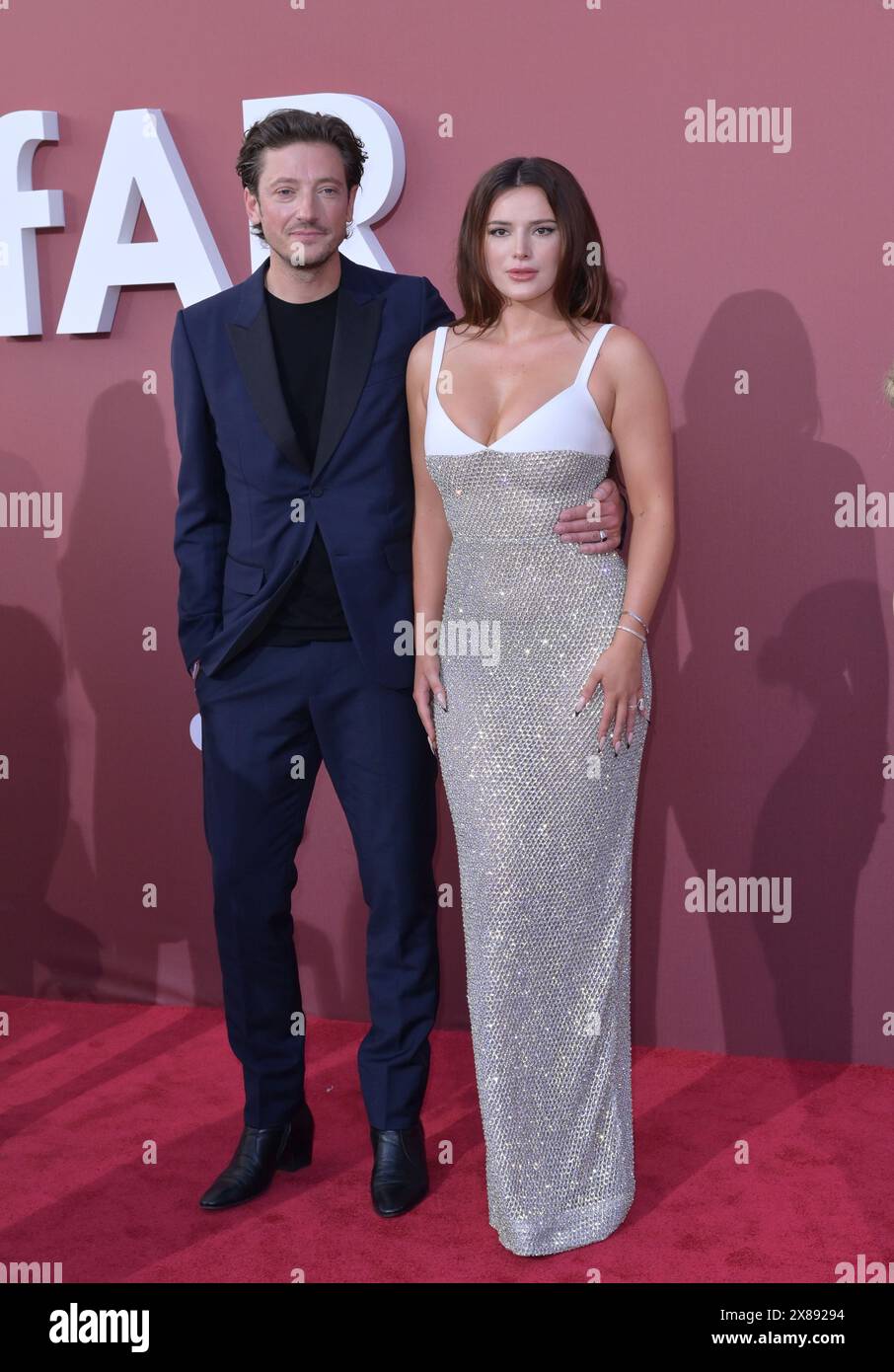 ANTIBES, FRANCE. May 23, 2024: Bella Thorne & Mark Emms at the 30th ...