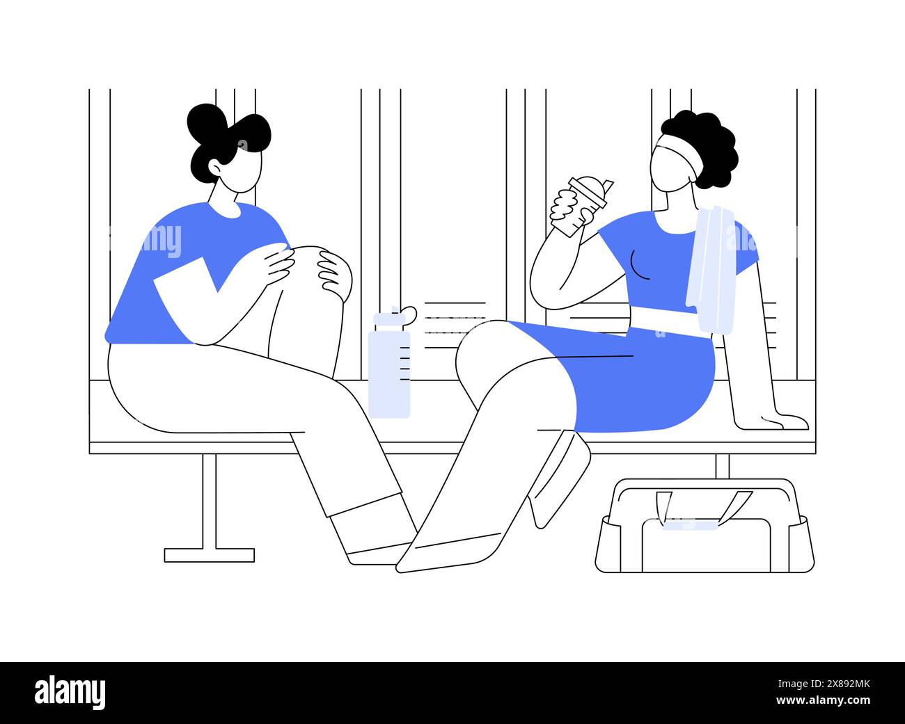 Socialization isolated cartoon vector illustrations Stock Vector Image ...