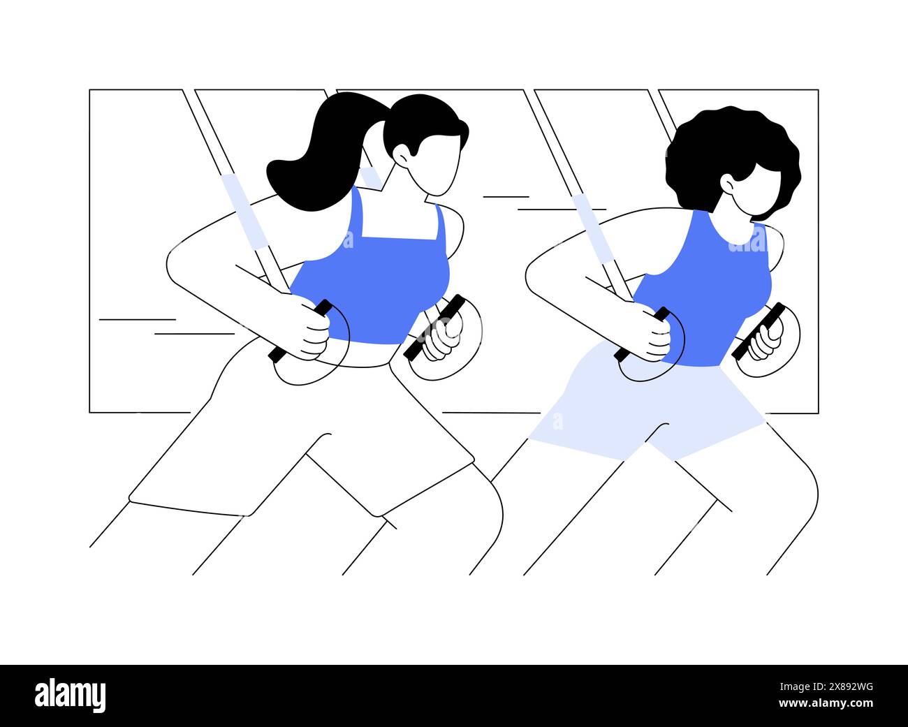 Suspension training isolated cartoon vector illustrations Stock Vector Image & Art - Alamy