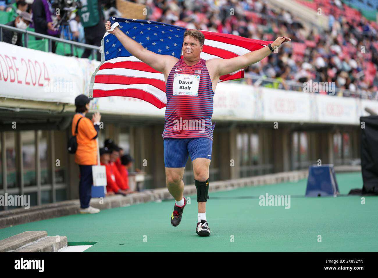 Hyogo, Japan. 23rd May, 2024. David BLAIR (USA) Athletics : Kobe 2024 ...