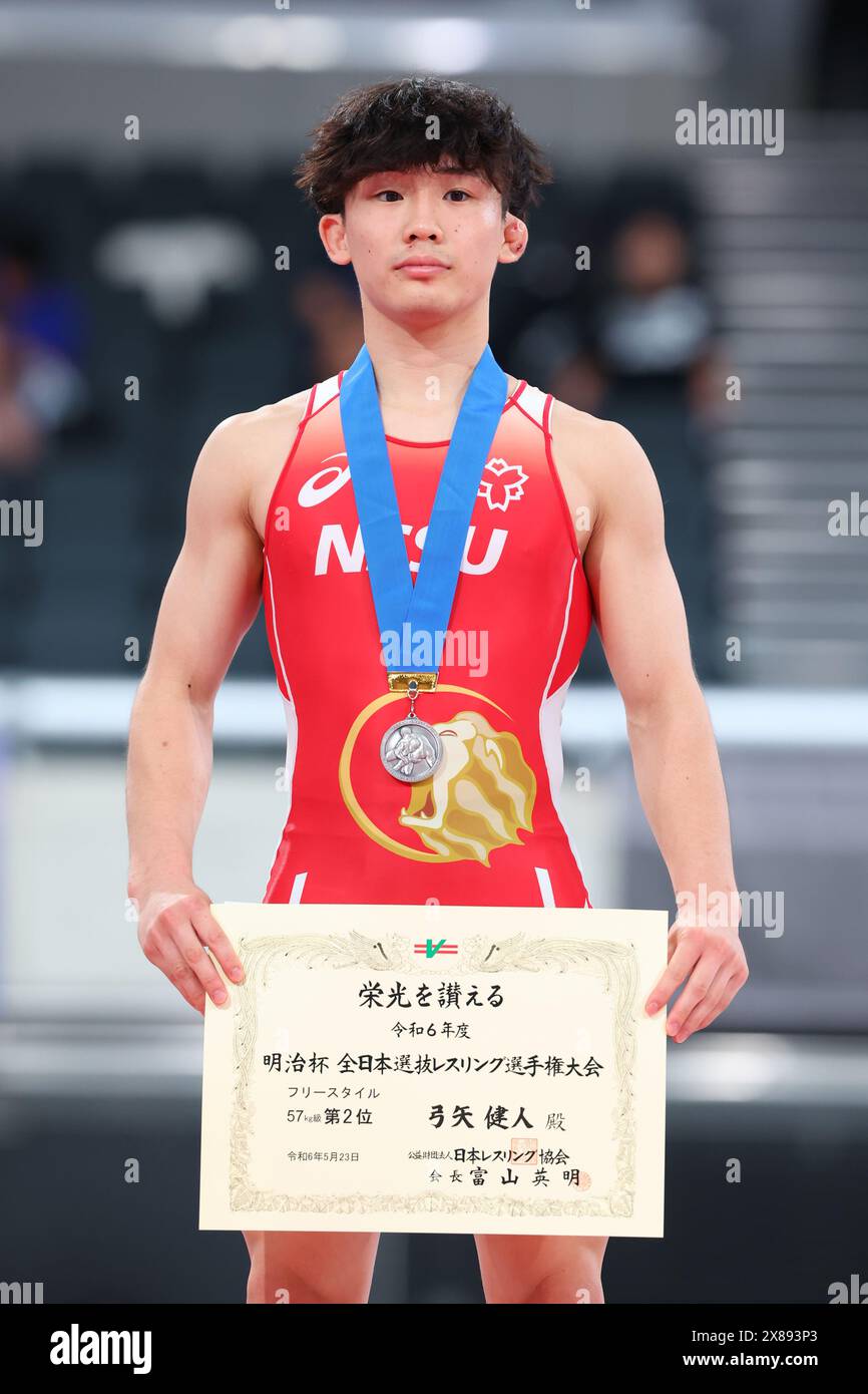 Tokyo, Japan. 23rd May, 2024. Kento Yumiya Wrestling : Meiji Cup All Japan Selection ...