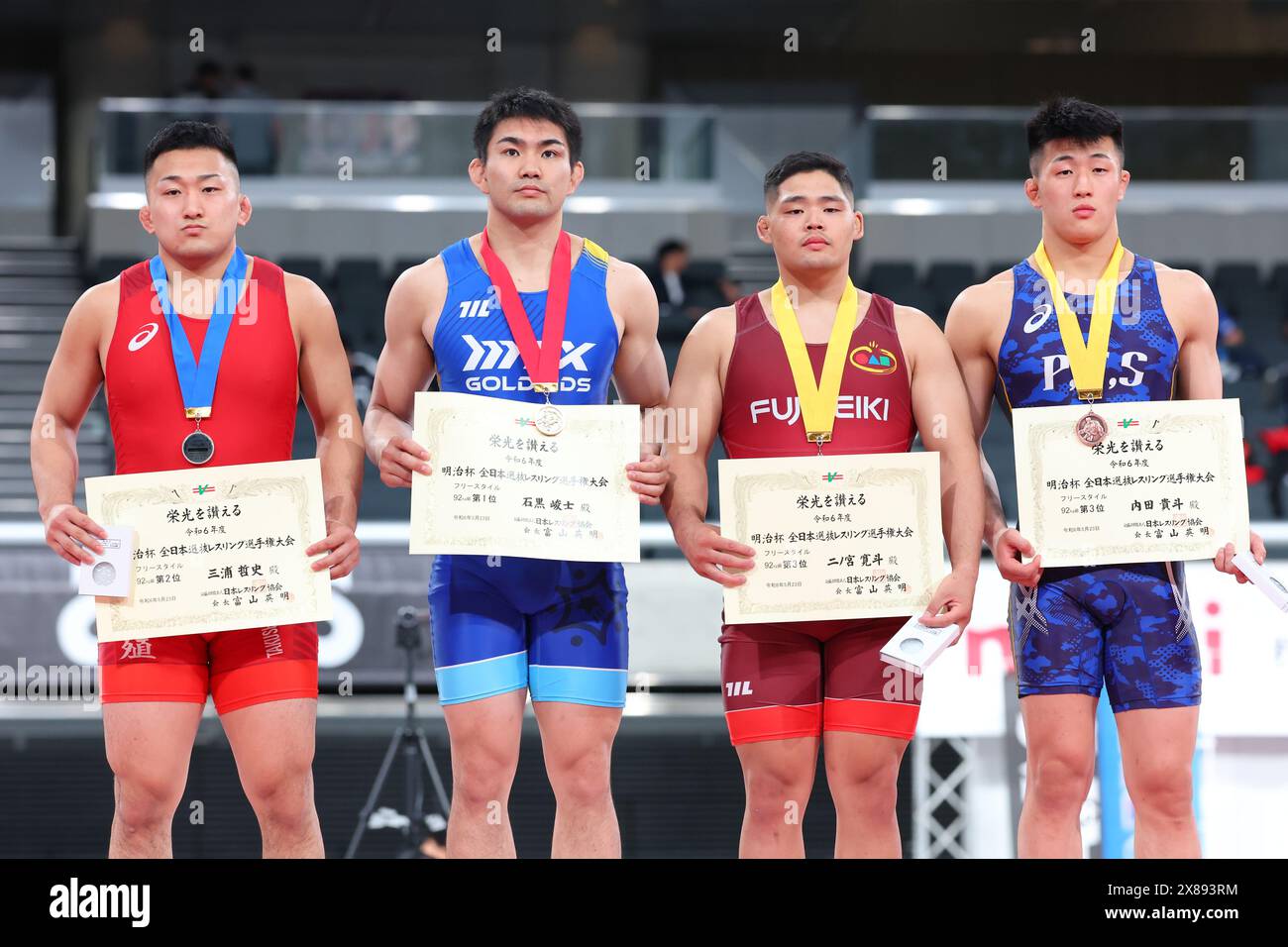 Tokyo, Japan. 23rd May, 2024. L-R) Satoshi Miura, Takashi Ishiguro ...