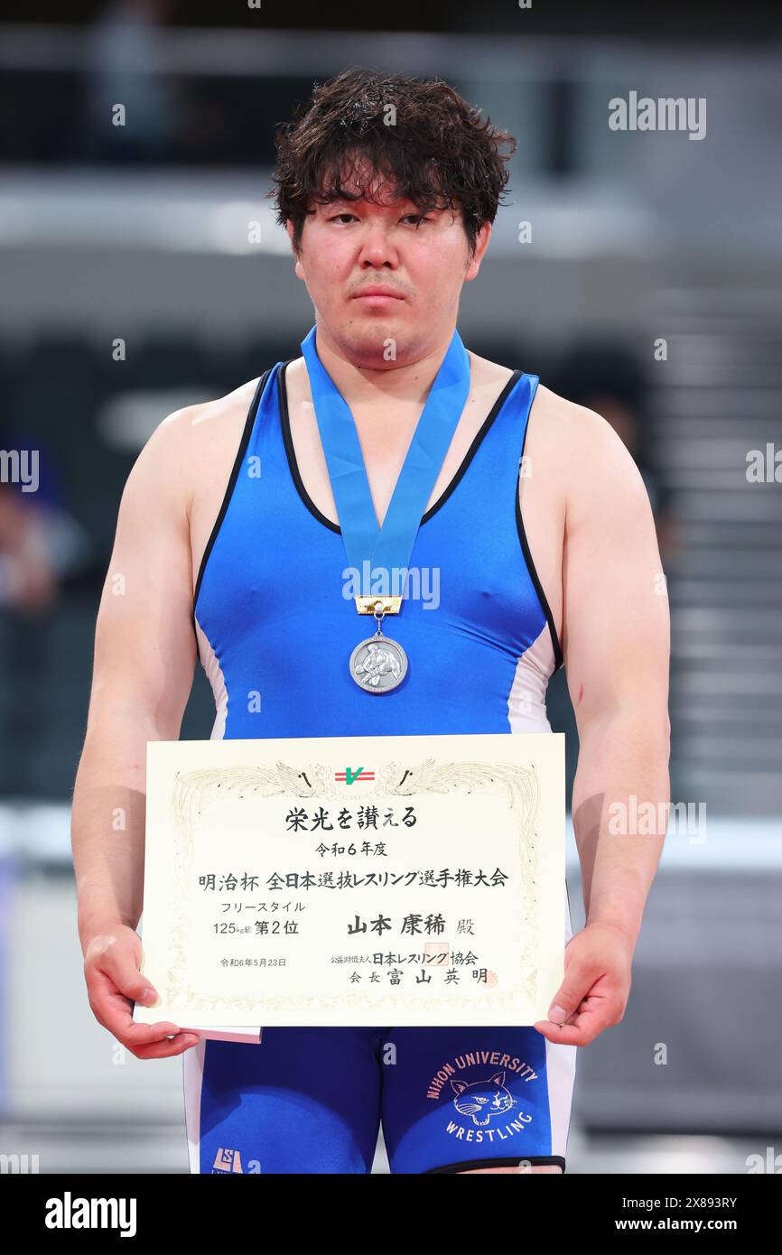 Tokyo, Japan. 23rd May, 2024. Koki Yamamoto Wrestling : Meiji Cup All ...