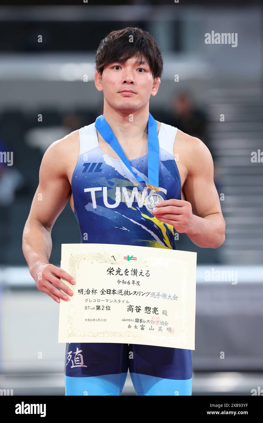 Tokyo, Japan. 23rd May, 2024. Sosuke Takatani Wrestling : Meiji Cup All ...