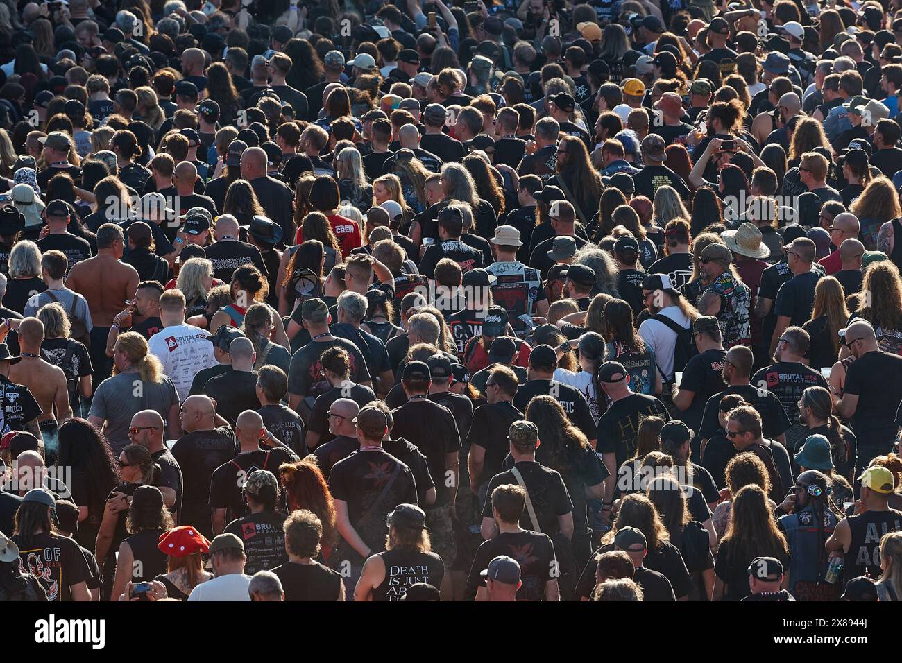 Festival crowd at Brutal Assault metal festival Stock Photo - Alamy