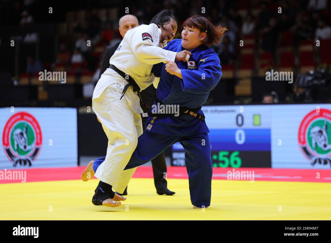 Mubadala Arena, Abu Dhabi, UAE. 23rd May, 2024. (L-R) Adiyasuren ...