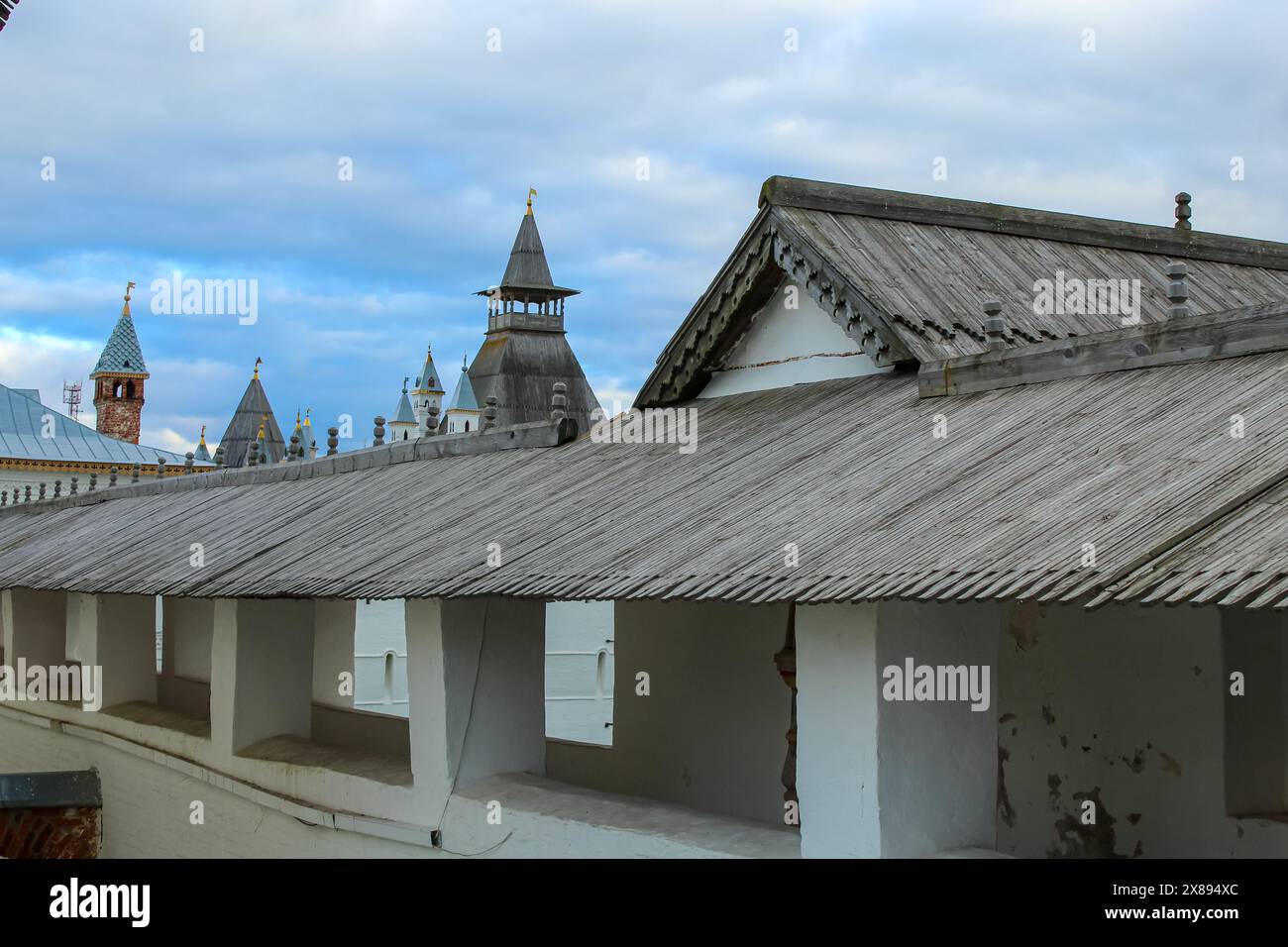 Rostov Kremlin. Medieval structure of the 17th century. View through ...