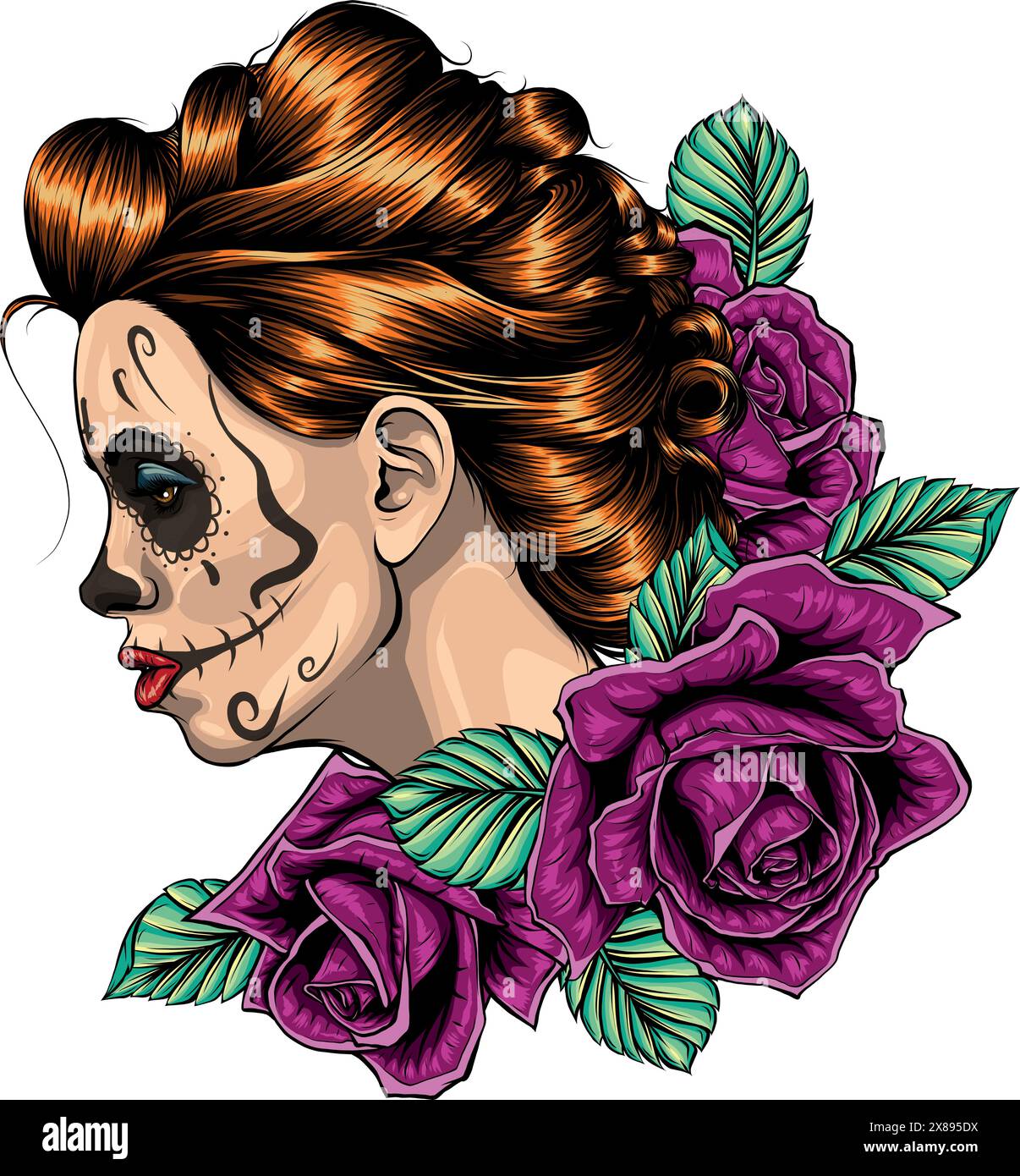 draw of Dead girl vector illustration design Stock Vector Image & Art ...