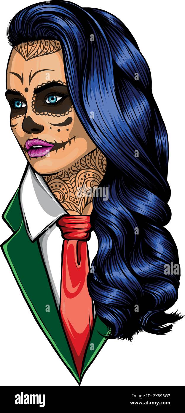 draw of Dead girl vector illustration design Stock Vector Image & Art ...