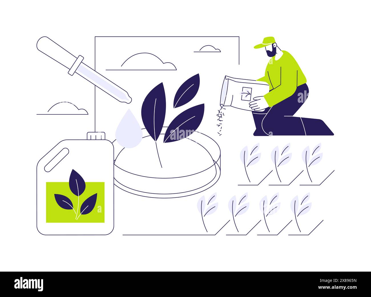 Biostimulants abstract concept vector illustration Stock Vector Image ...