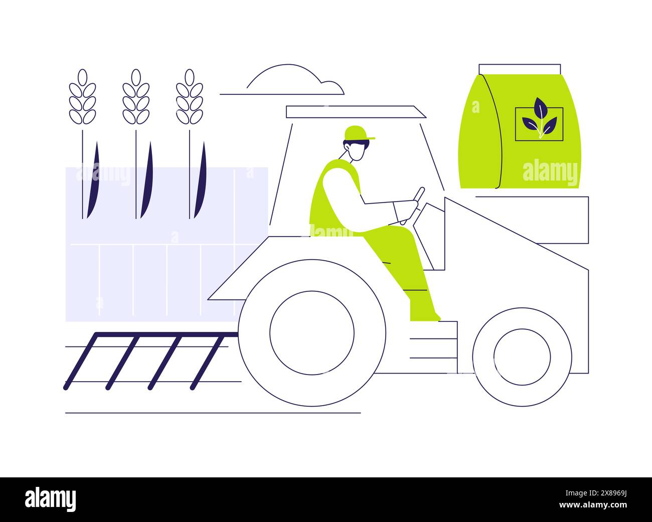 Green manuring abstract concept vector illustration Stock Vector Image ...