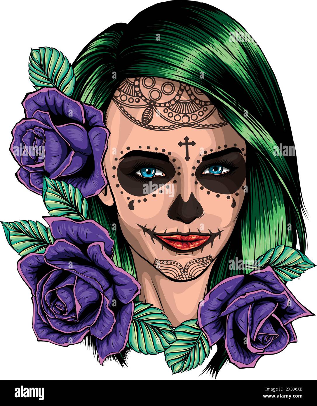 draw of Dead girl vector illustration design Stock Vector Image & Art ...