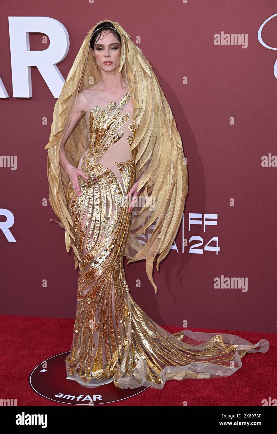 Cannes, France. May 23rd, 2024. Coco Rocha arriving at the 2024 amfAR ...
