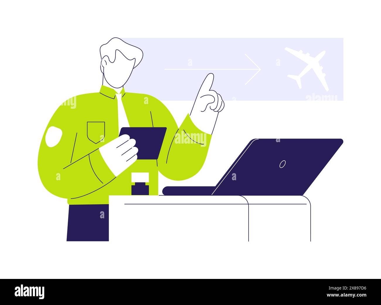 Airport Customs Abstract Concept Vector Illustration Stock Vector Image And Art Alamy