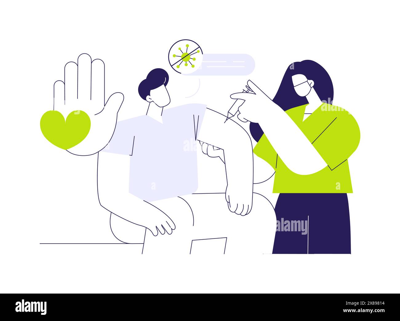 Clinical trial on volunteers abstract concept vector illustration Stock ...