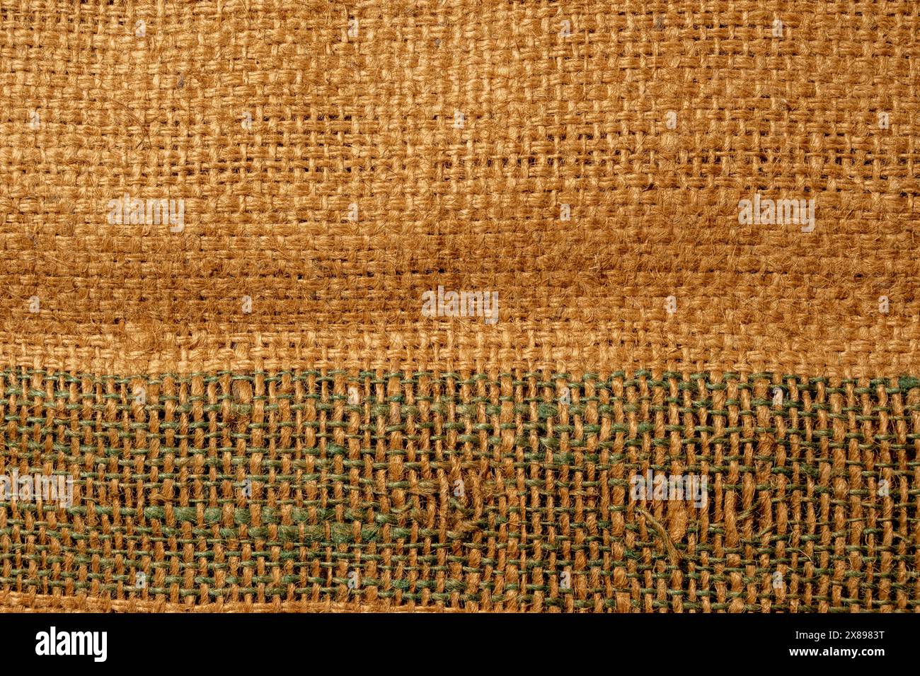 Closeup view of gunny sack texture. Textured background Stock Photo - Alamy