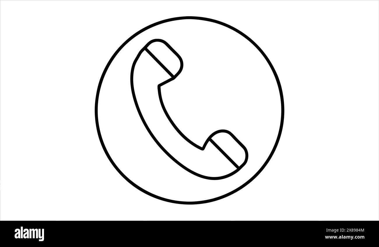 call icon, phone icon, Telephone call sign, Contact us. Vector ...