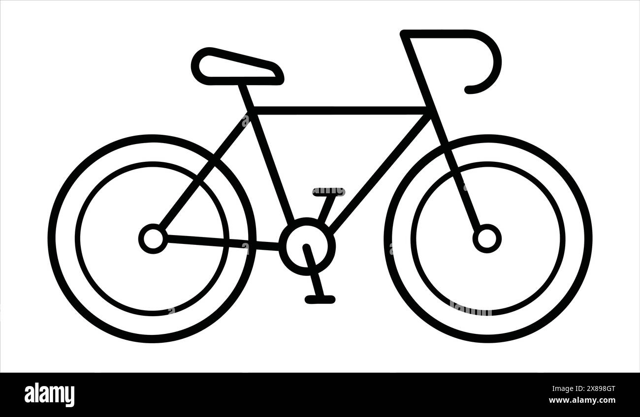 Bicycle vector clipart Stock Vector Images - Alamy