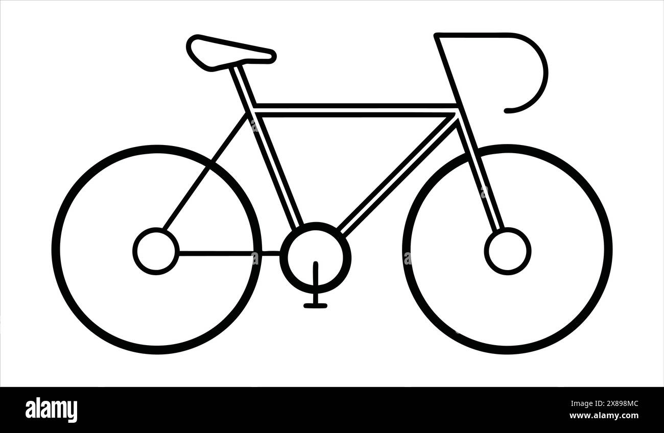 Bicycle vector clipart Stock Vector Images - Alamy