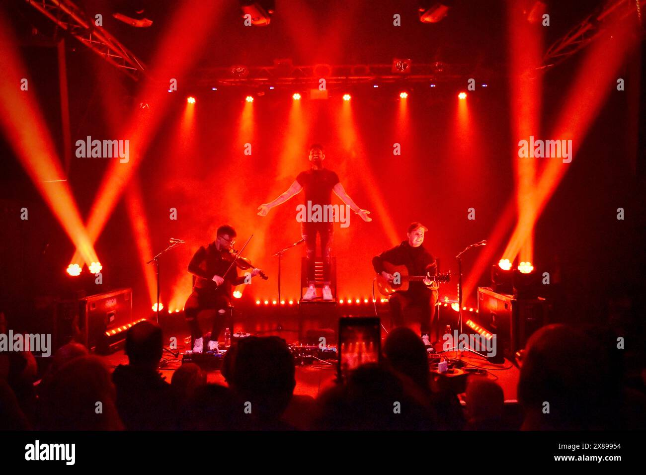 Stockton-on-Tees, UK. 23 May 2024. Benedict Morris, Mohsen Amini and ...
