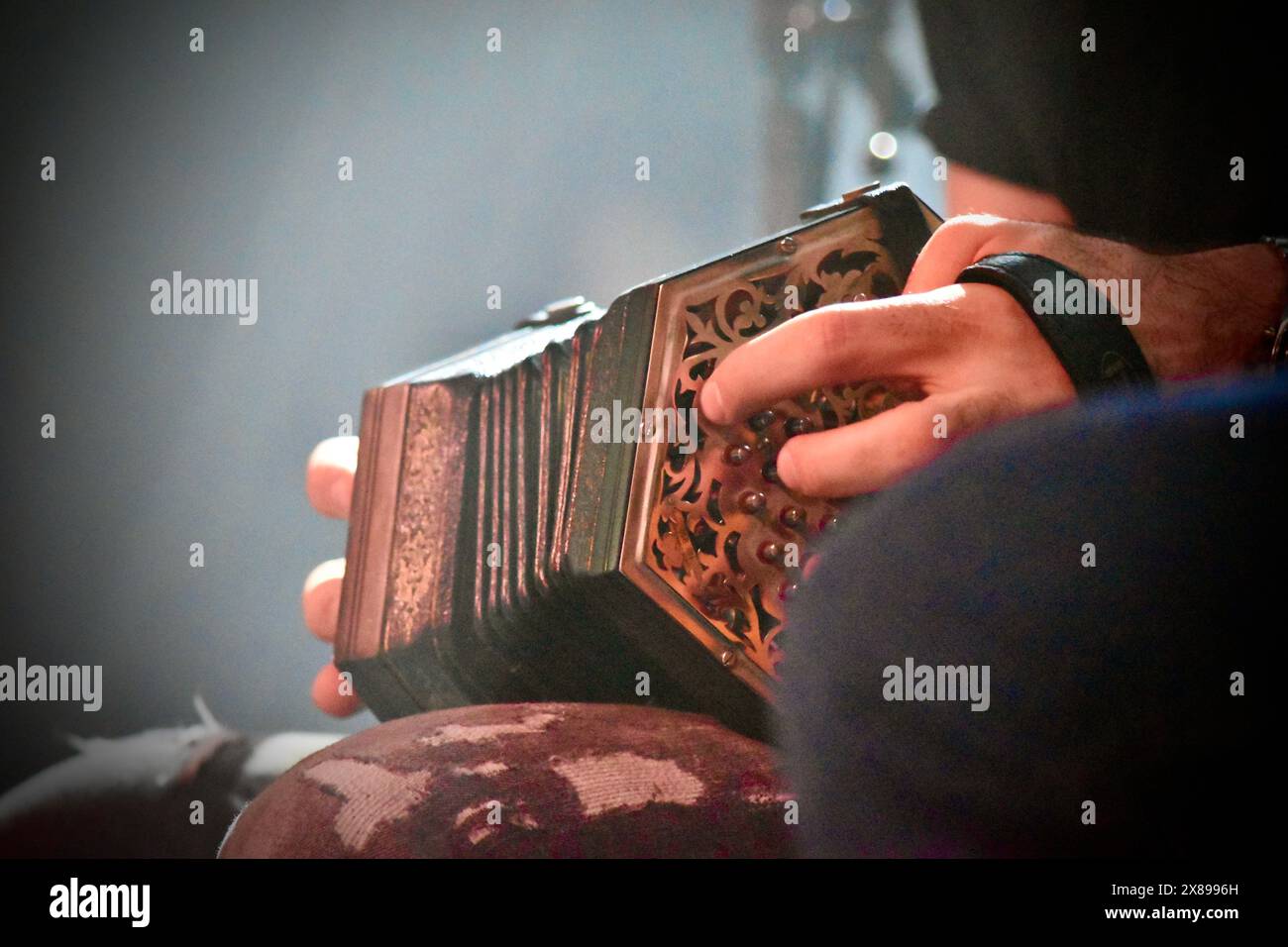 Suttner 38 key anglo concertina hi-res stock photography and images - Alamy