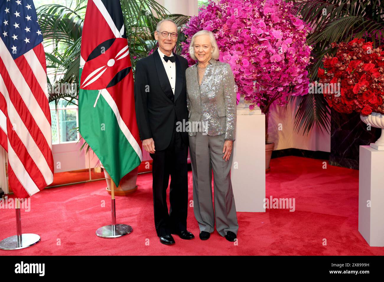 Meg Whitman, US ambassador to Kenya, right, and Griffith Harsh arrive ...
