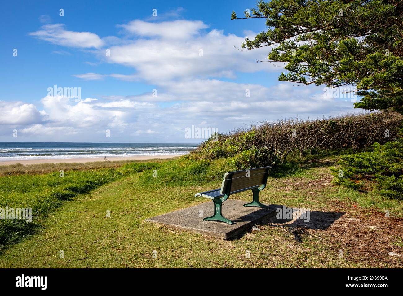 Lennox Head seaside village on the east coast of New South Wales in ...