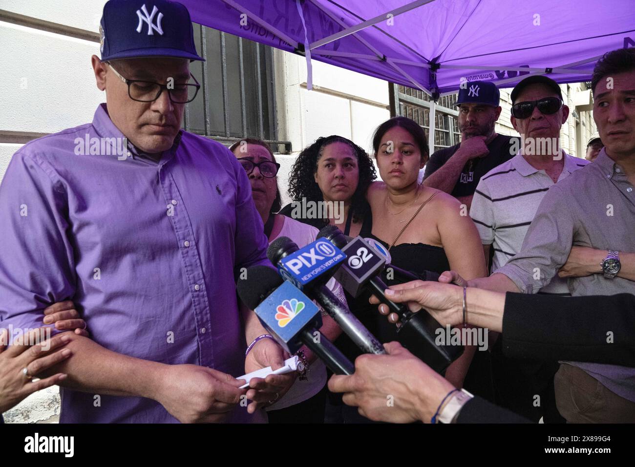 New York, New York, USA. 23rd May, 2024. A vigil was held for domestic ...