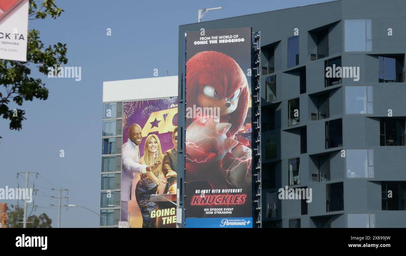 Los Angeles, California, USA 22nd May 2024 Knuckles Sonic the Hedgehog ...