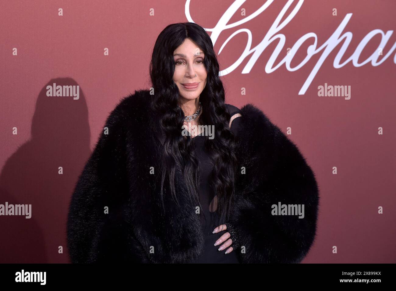 Cannes, France. 23rd May, 2024. Cher arrives on the red carpet at the ...
