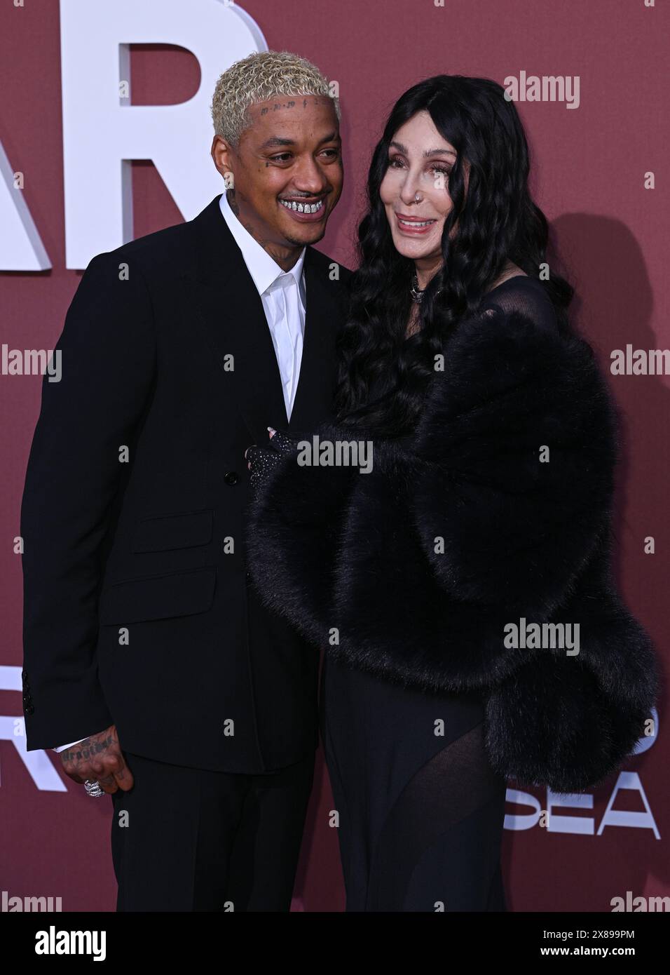 Cannes, France. May 23rd, 2024. Alexander 'AE' Edwards and Cher ...