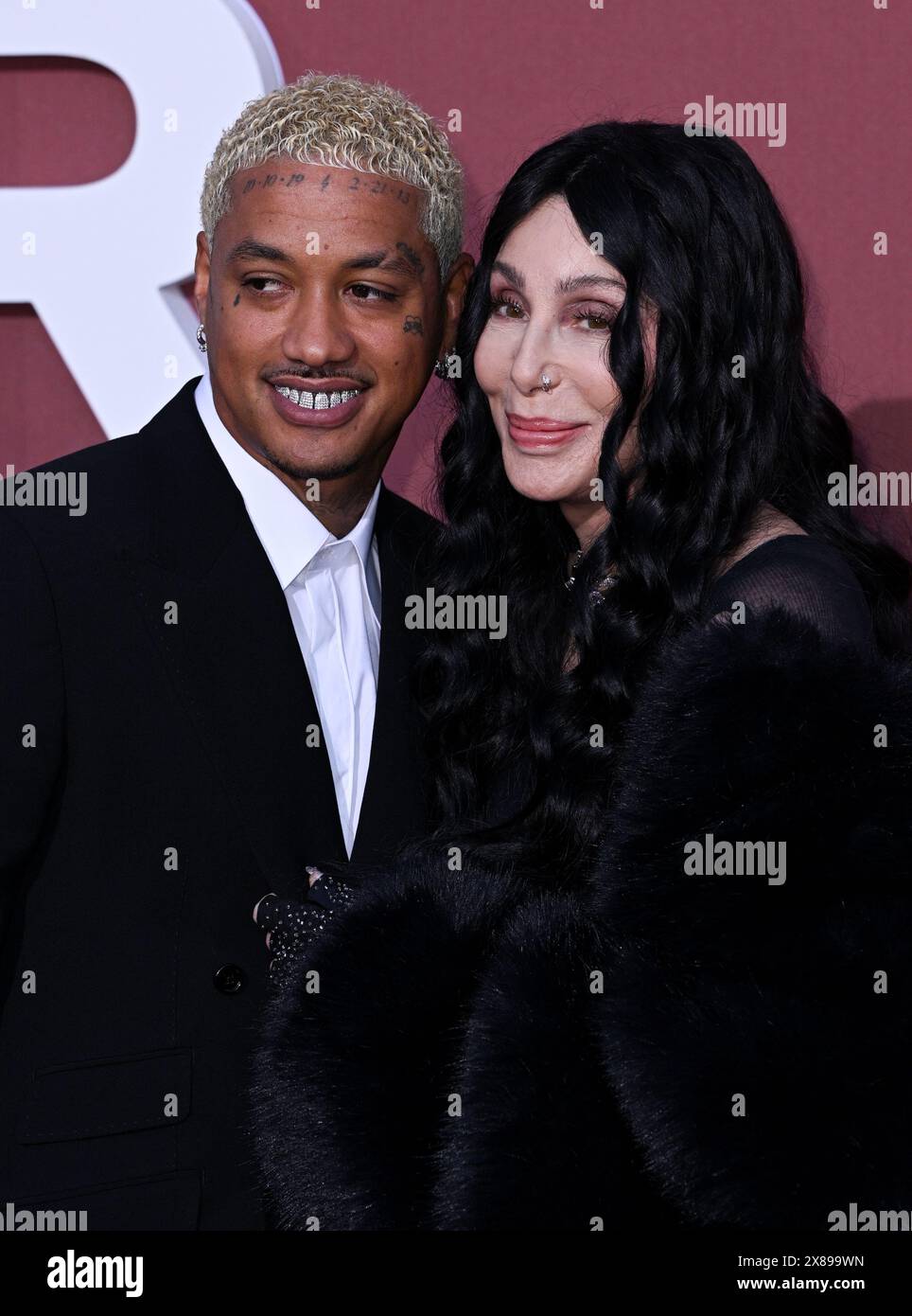 Cannes, France. May 23rd, 2024. Alexander 'AE' Edwards and Cher ...
