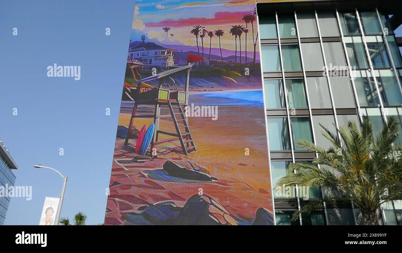 Los Angeles, California, USA 22nd May 2024 Summer Beach Billboard at ...