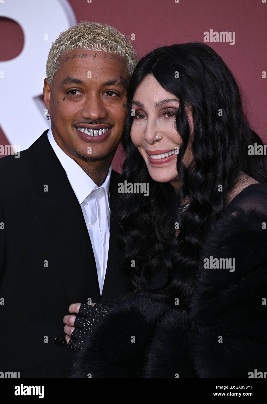 Cannes, France. May 23rd, 2024. Alexander 'AE' Edwards and Cher ...