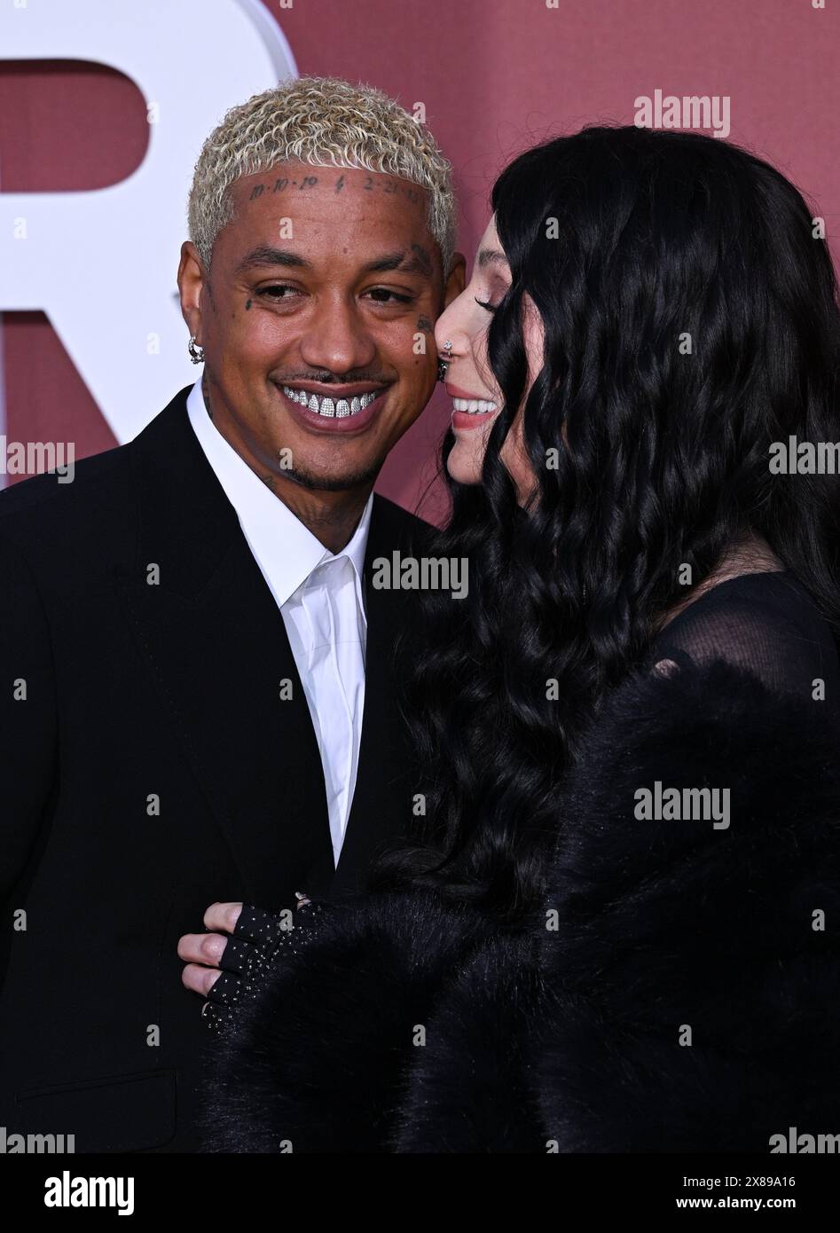 Cannes, France. May 23rd, 2024. Alexander 'AE' Edwards and Cher ...