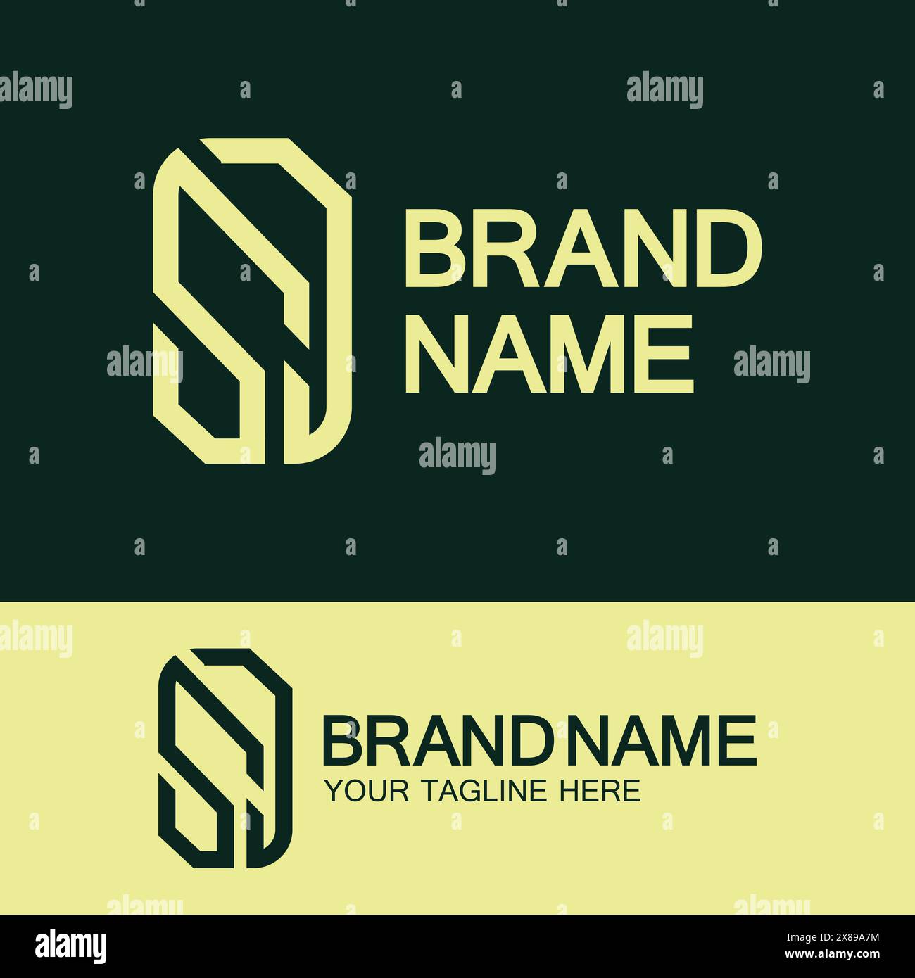 Sj letters Stock Vector Images - Alamy