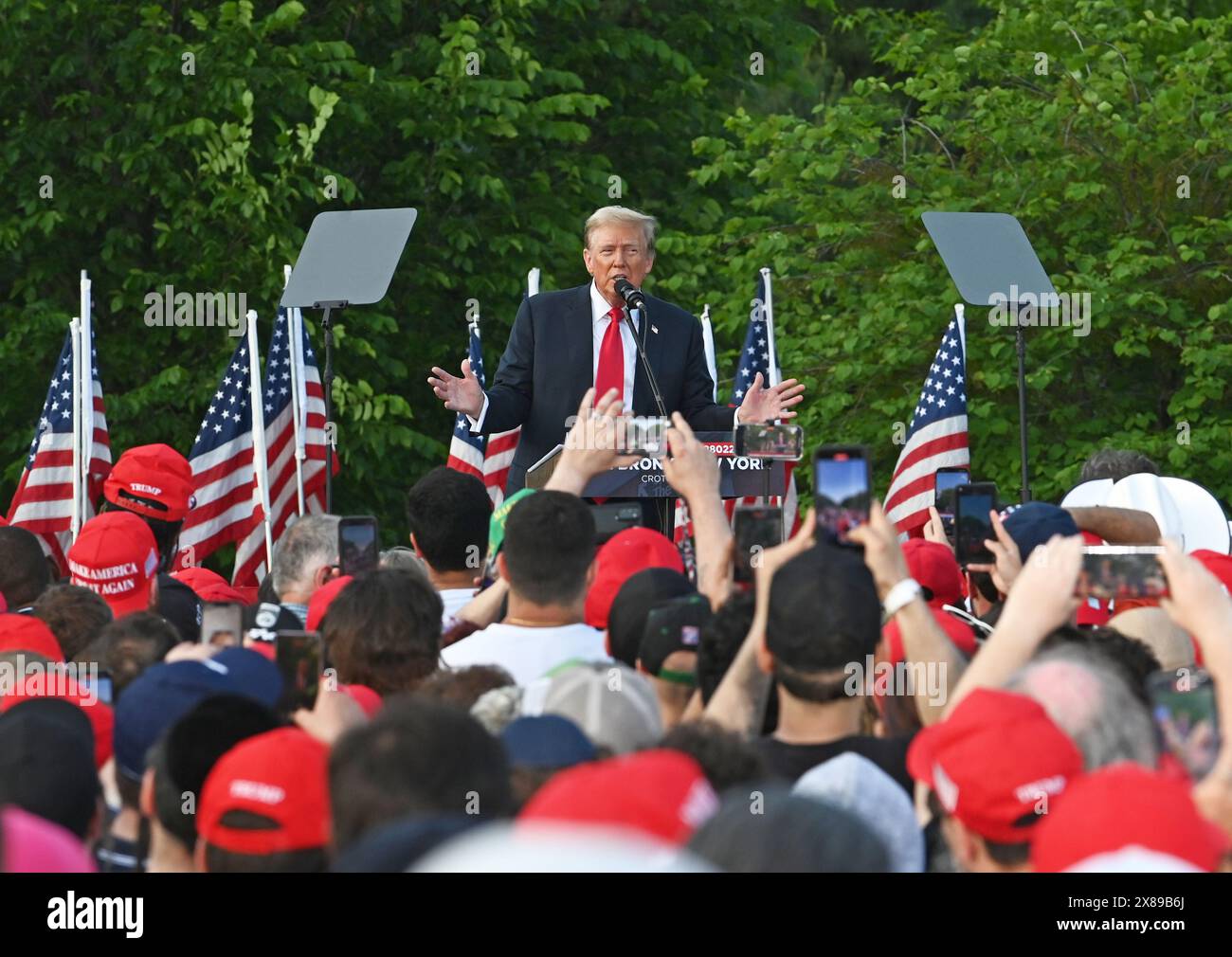 New York, New York, USA. 23rd May, 2024. Former President Donald Trump ...