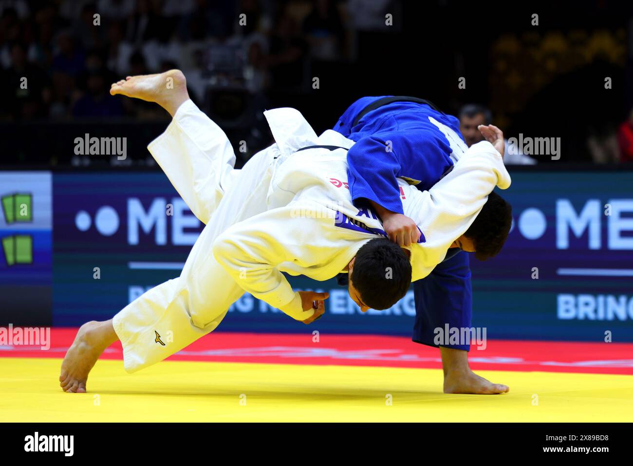 (L-R) Temur Rakhimov (TJK), Hyoga Ota (JPN), MAY 23, 2024 -Judo : World ...